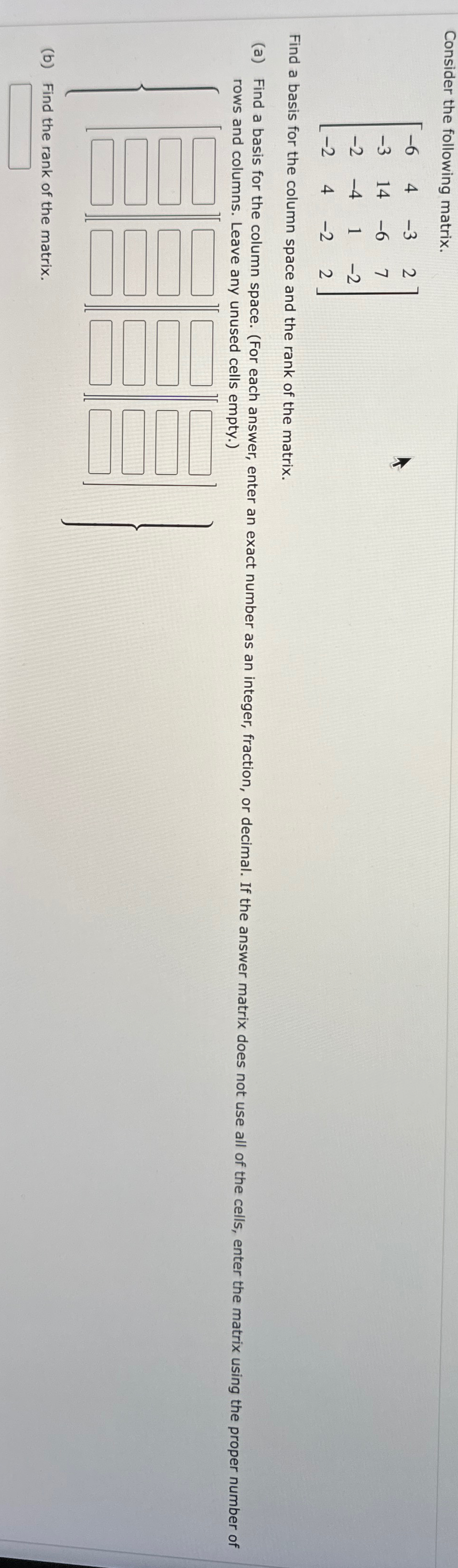 Solved Consider the following | Chegg.com