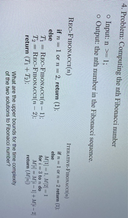 Solved 1. Algorithms A and B have the following time | Chegg.com