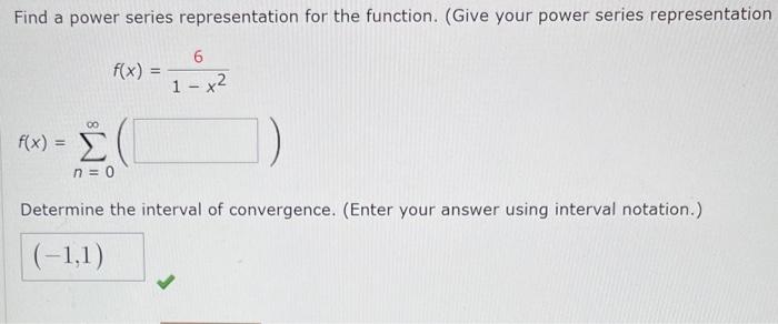 Solved Find a power series representation for the function. | Chegg.com