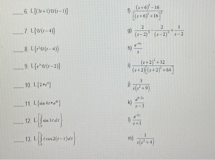 Solved Instrucciones al estudiante: 1. Paree la columna de | Chegg.com