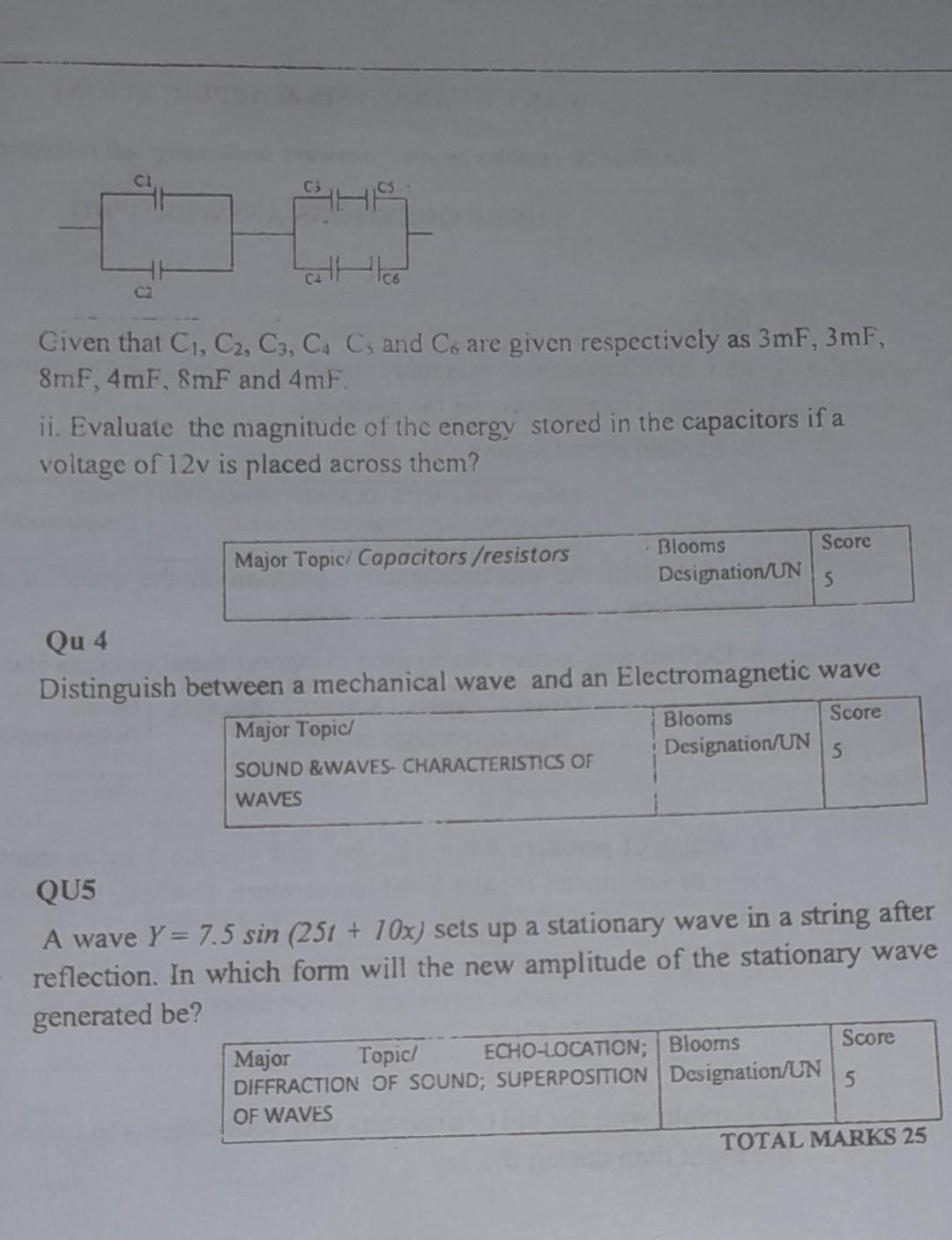 Solved Civen that C1,C2,C3,C4C3 and C6 are given | Chegg.com
