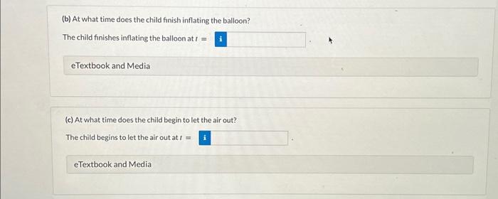 Solved A child inflates a balloon, admires it for a while | Chegg.com