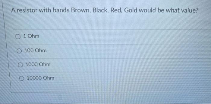 Solved What is the total resistance of two 10Ohm resistors | Chegg.com