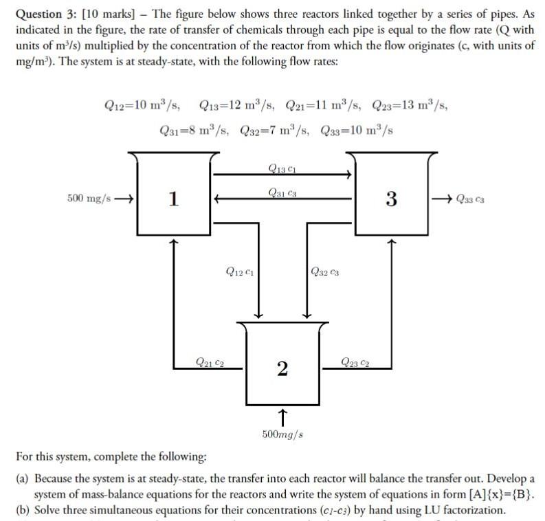 Solved Question 3: [10 marks] – The figure below shows three | Chegg.com