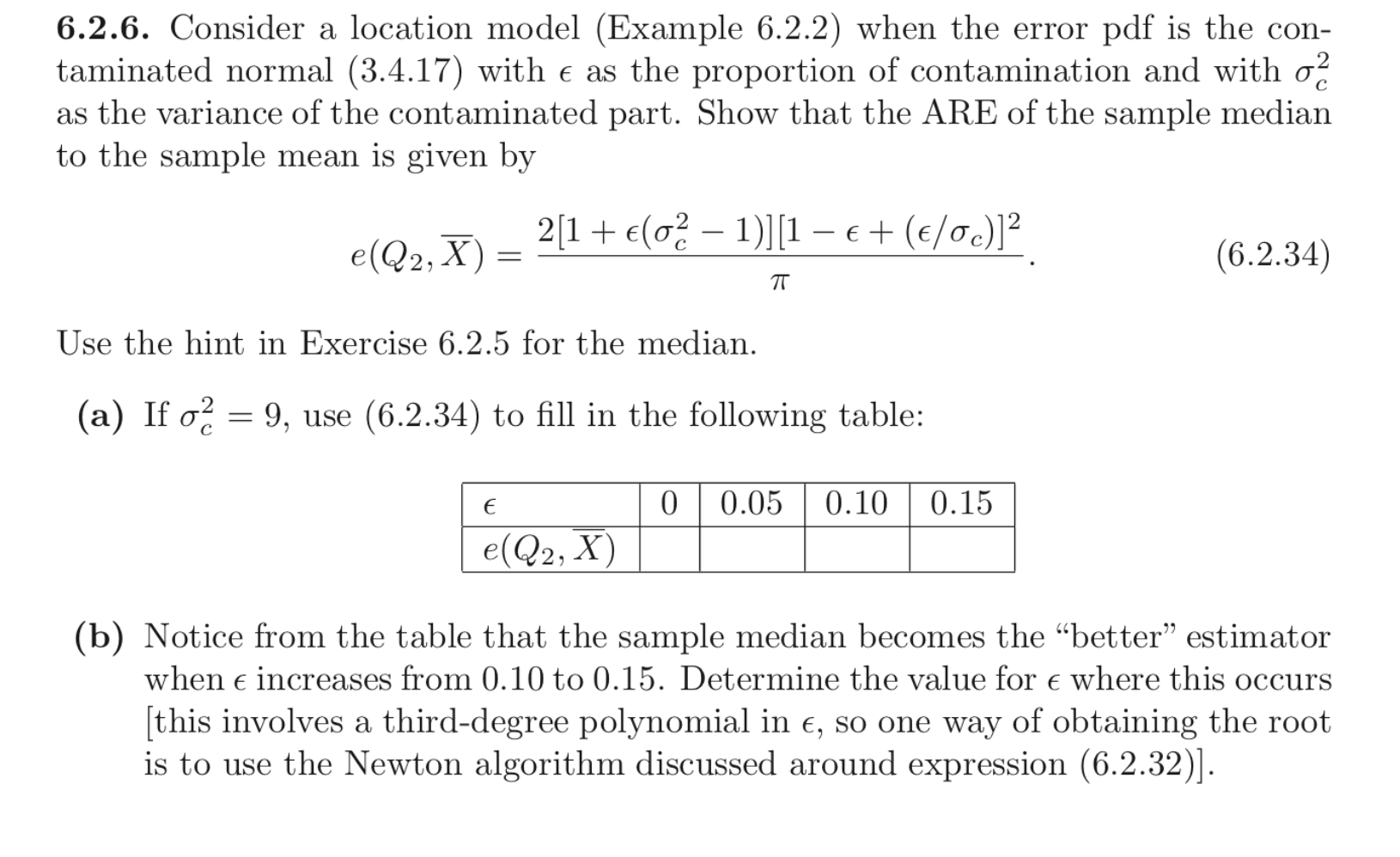 Solved 6.2.6. ﻿Consider a location model (Example 6.2.2) | Chegg.com