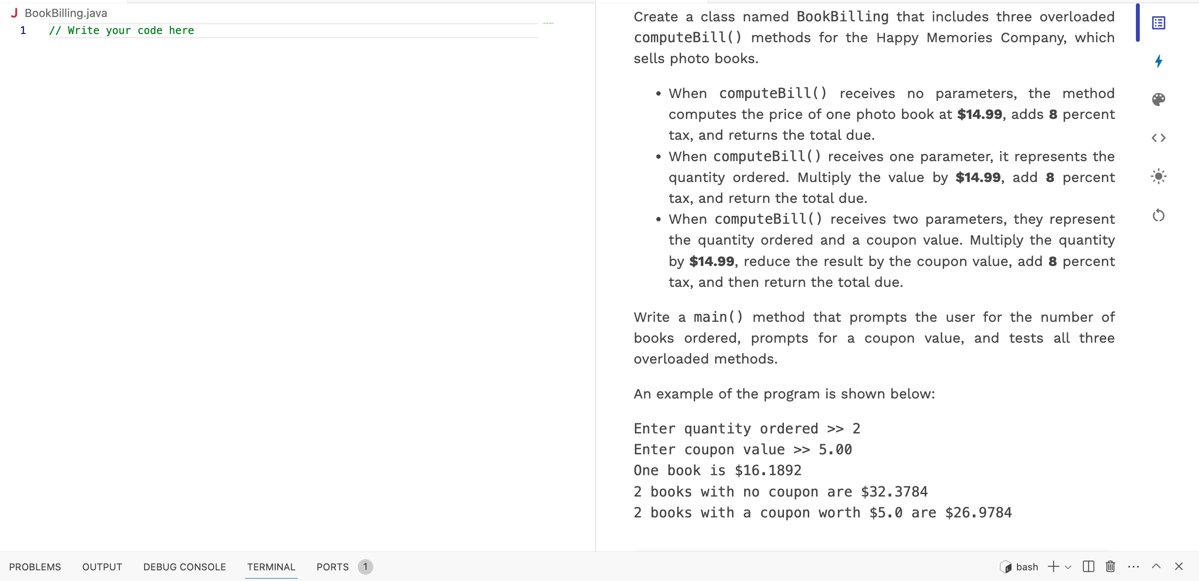 Question 2 ﻿Coding in Github | Chegg.com