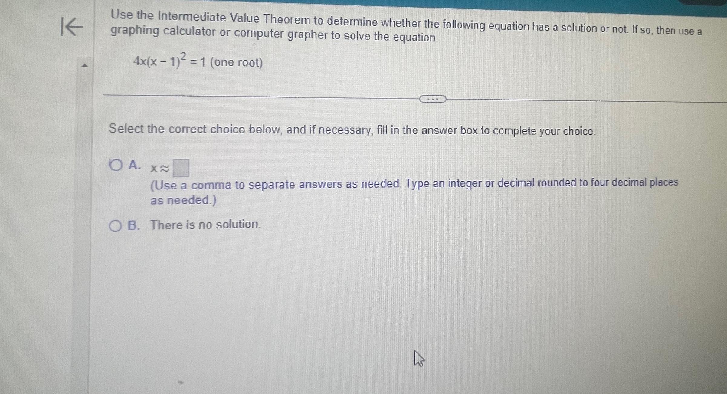Solved Use the Intermediate Value Theorem to determine | Chegg.com