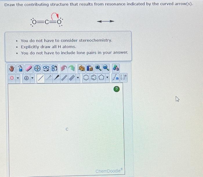 Solved Draw the contributing structure that results from | Chegg.com