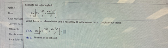 Solved Determine the following limits, using 0o or oo when | Chegg.com