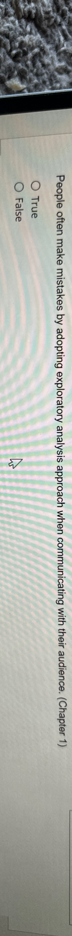 Solved People often make mistakes by adopting exploratory | Chegg.com