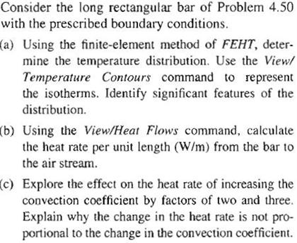 Solved Consider the long rectangular bar of Problem 4.50 | Chegg.com