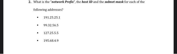 Solved Change the following IP addresses from binary | Chegg.com