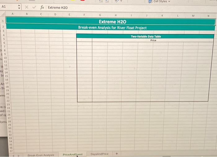 Solved 1 Start Excel. Open the downloaded file named | Chegg.com