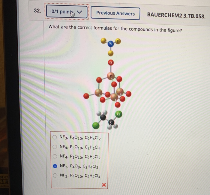 Solved 0/1 points 13 26. Previous An BAUERCHEM2: Which of | Chegg.com