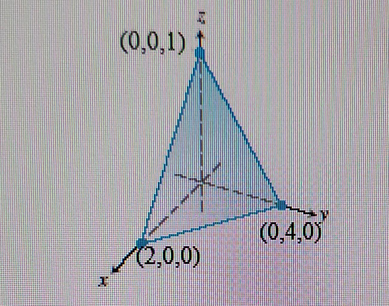 Solved Find the volume of the tetrahedron in the first | Chegg.com