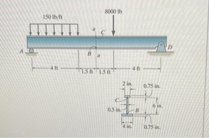 Solved Determine the maximum shear stress acting at section | Chegg.com