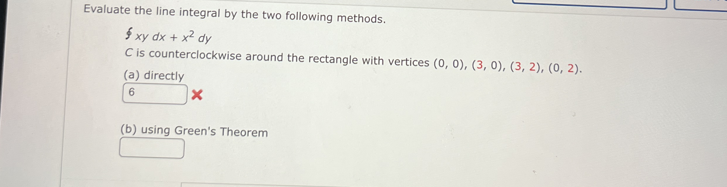 Solved Evaluate the line integral by the two following | Chegg.com
