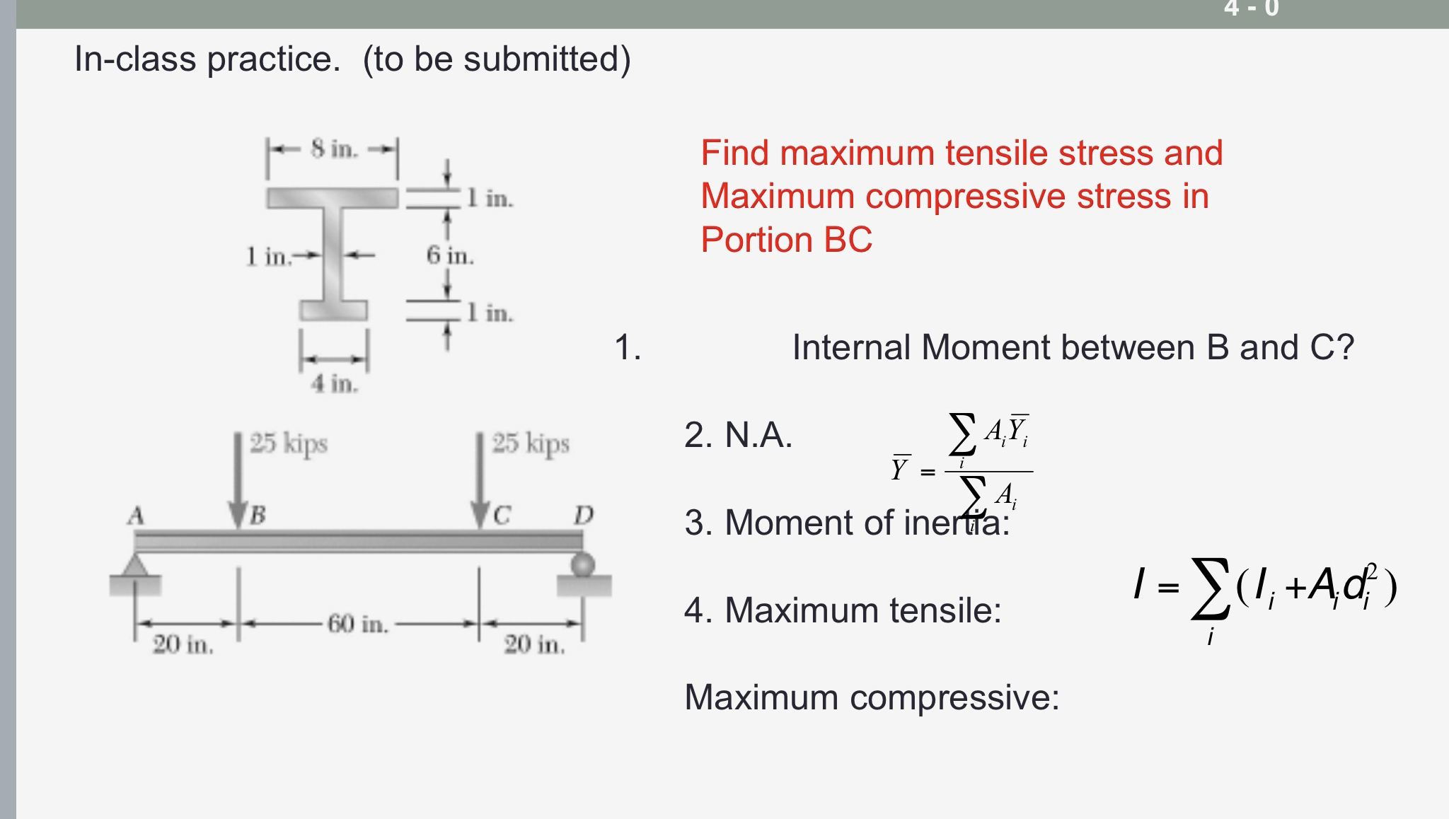 Solved In-class practice. (to be submitted)Find maximum | Chegg.com
