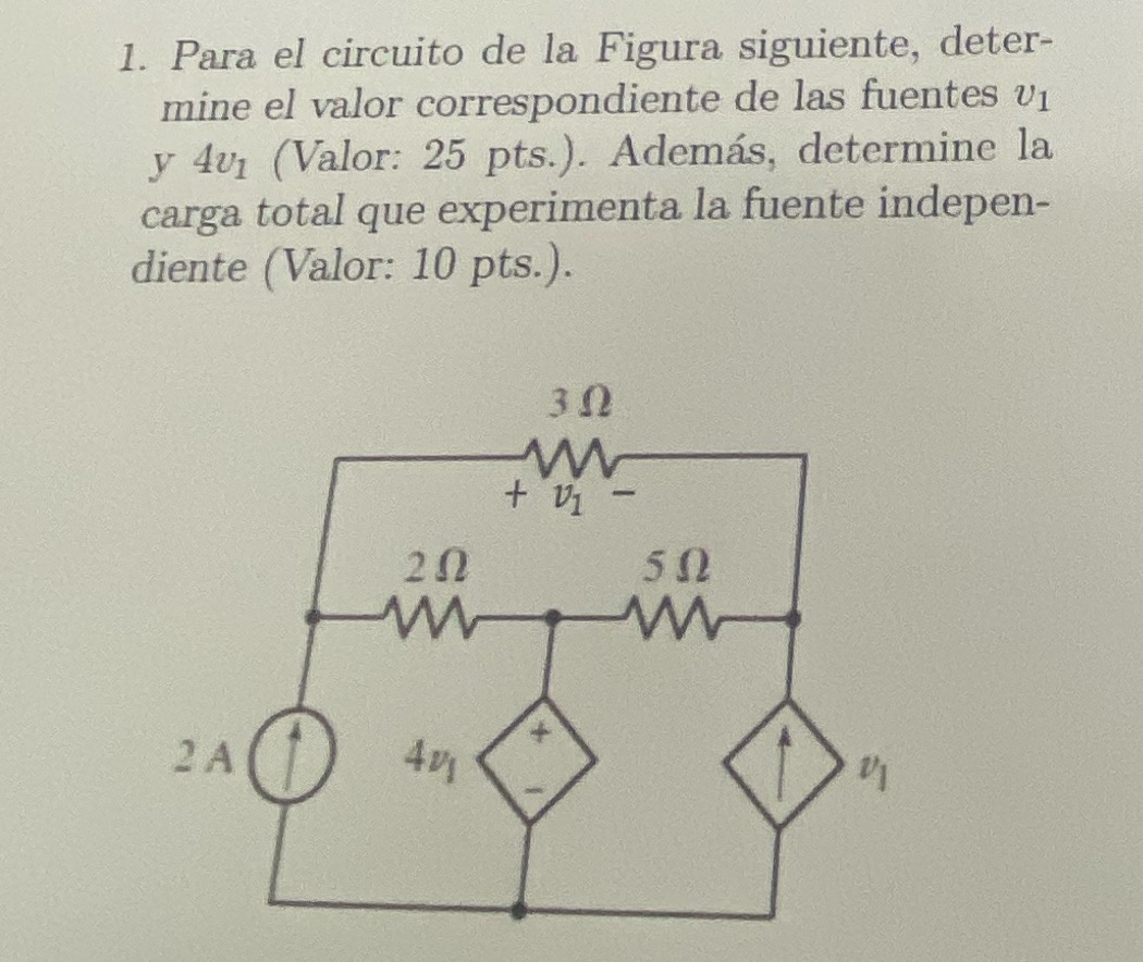 Solved Para el circuito de la Figura siguiente, determine el | Chegg.com
