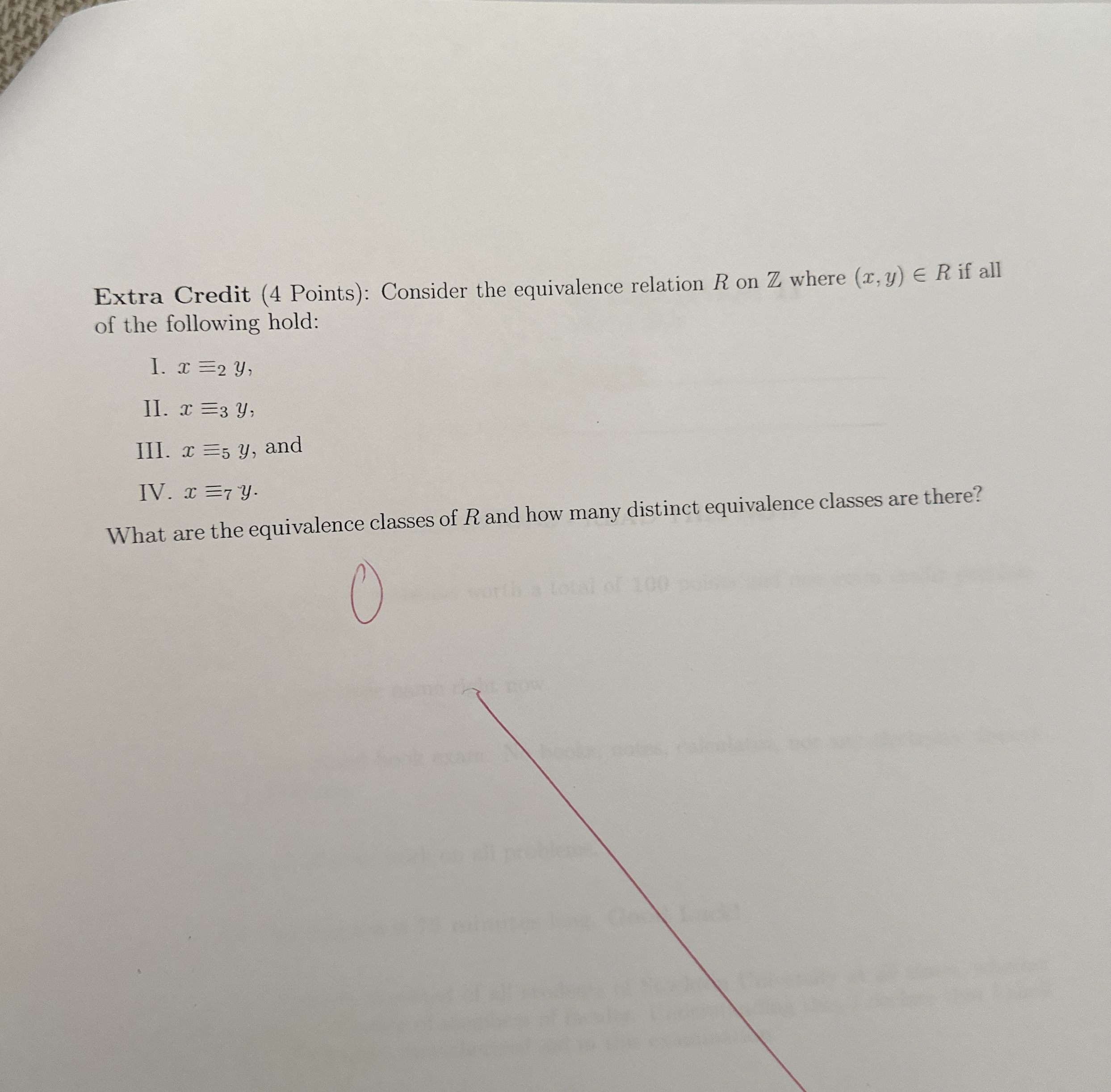 Solved Extra Credit (4 ﻿Points): Consider the equivalence | Chegg.com