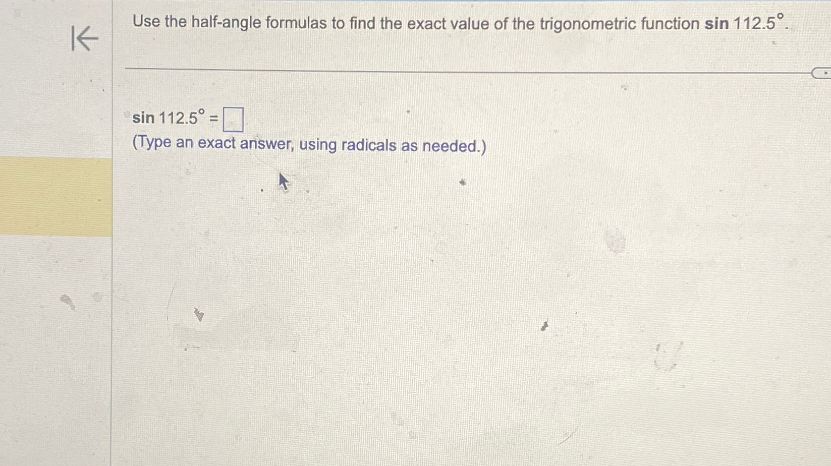 Solved Use the half-angle formulas to find the exact value | Chegg.com