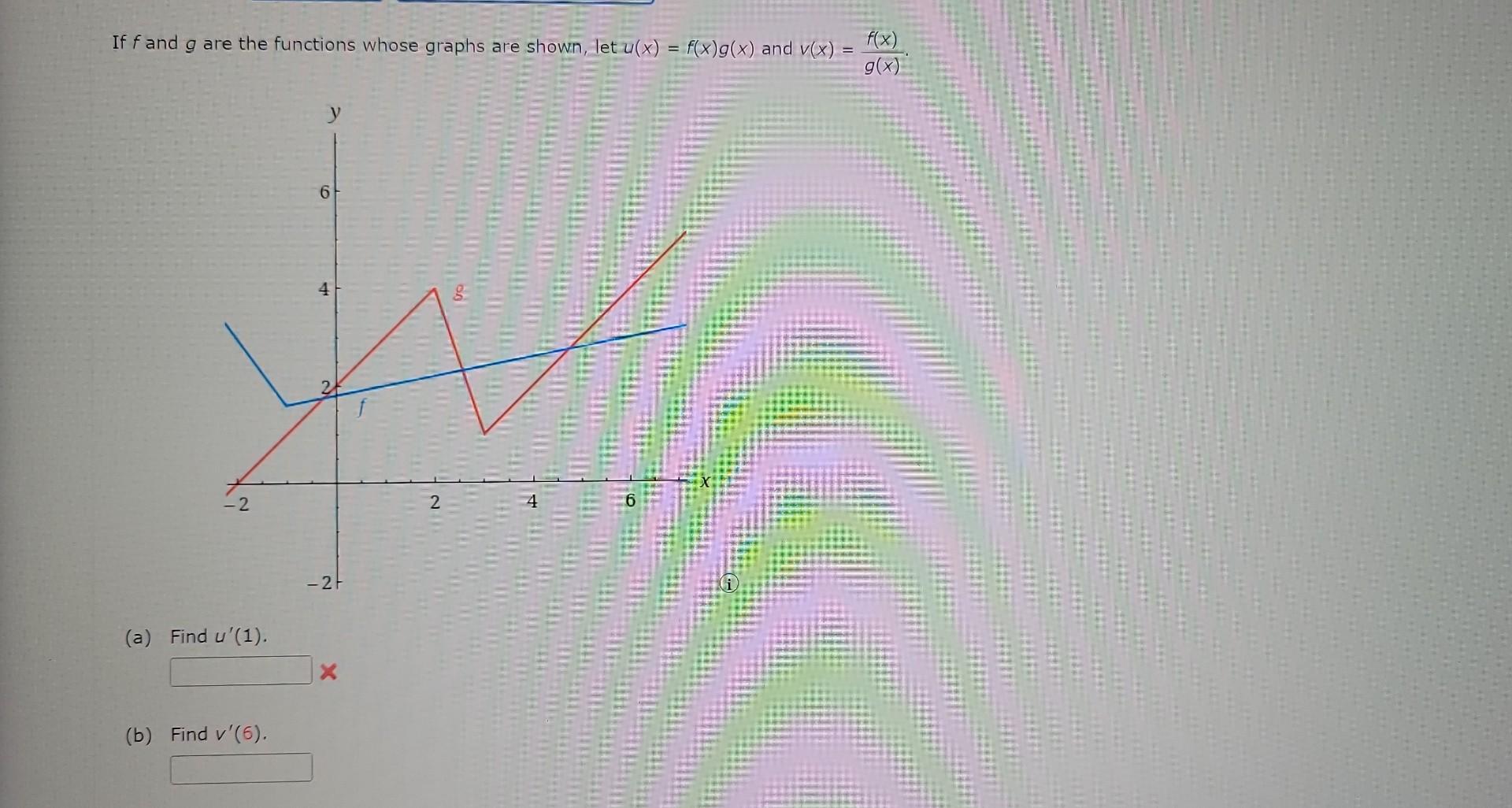 Solved If f and g are the functions whose graphs are shown, | Chegg.com