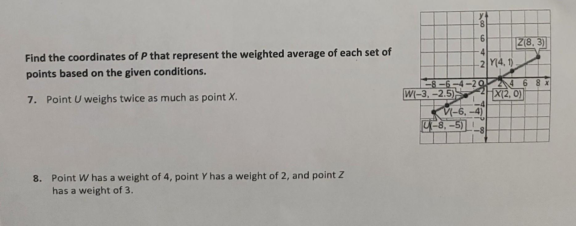 Solved Use the number line to find the coordinate of \\( P | Chegg.com