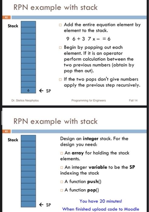 Solved RPN example with stack Stack Add the entire equation | Chegg.com