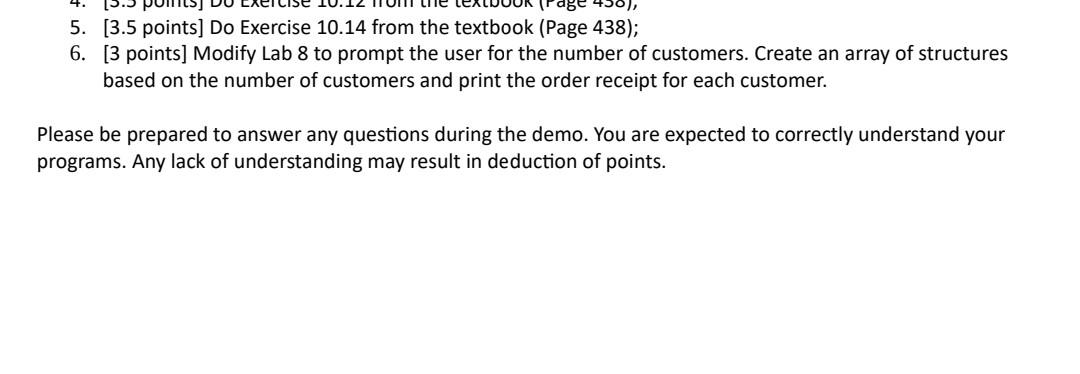 Solved 5. [3.5 points] Do Exercise 10.14 from the textbook | Chegg.com