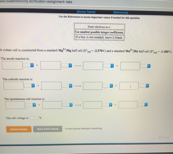 Solved CovalentActivity.do?locator-assignment-take (Review | Chegg.com