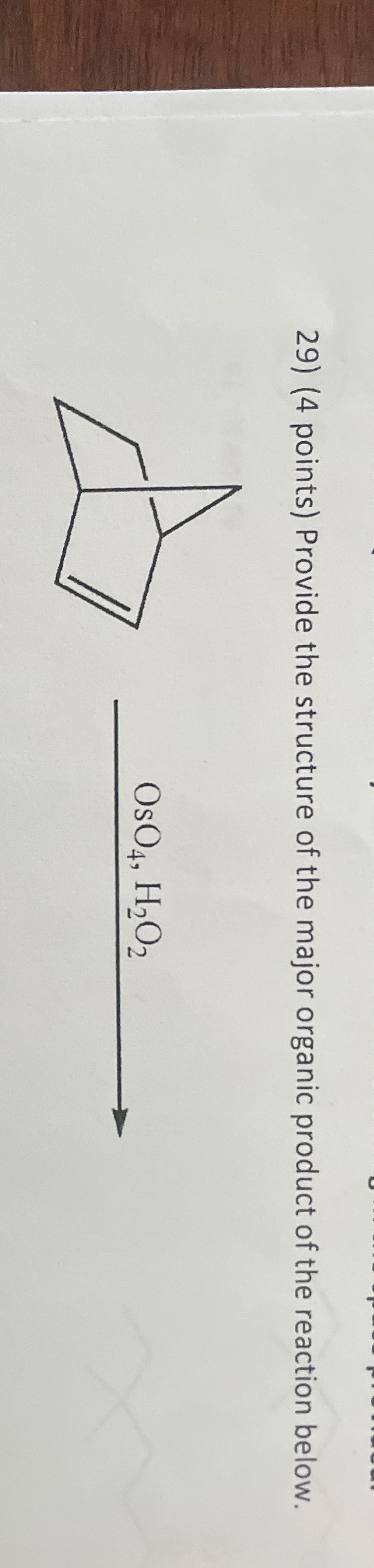 Solved (4 ﻿points) ﻿Provide the structure of the major | Chegg.com