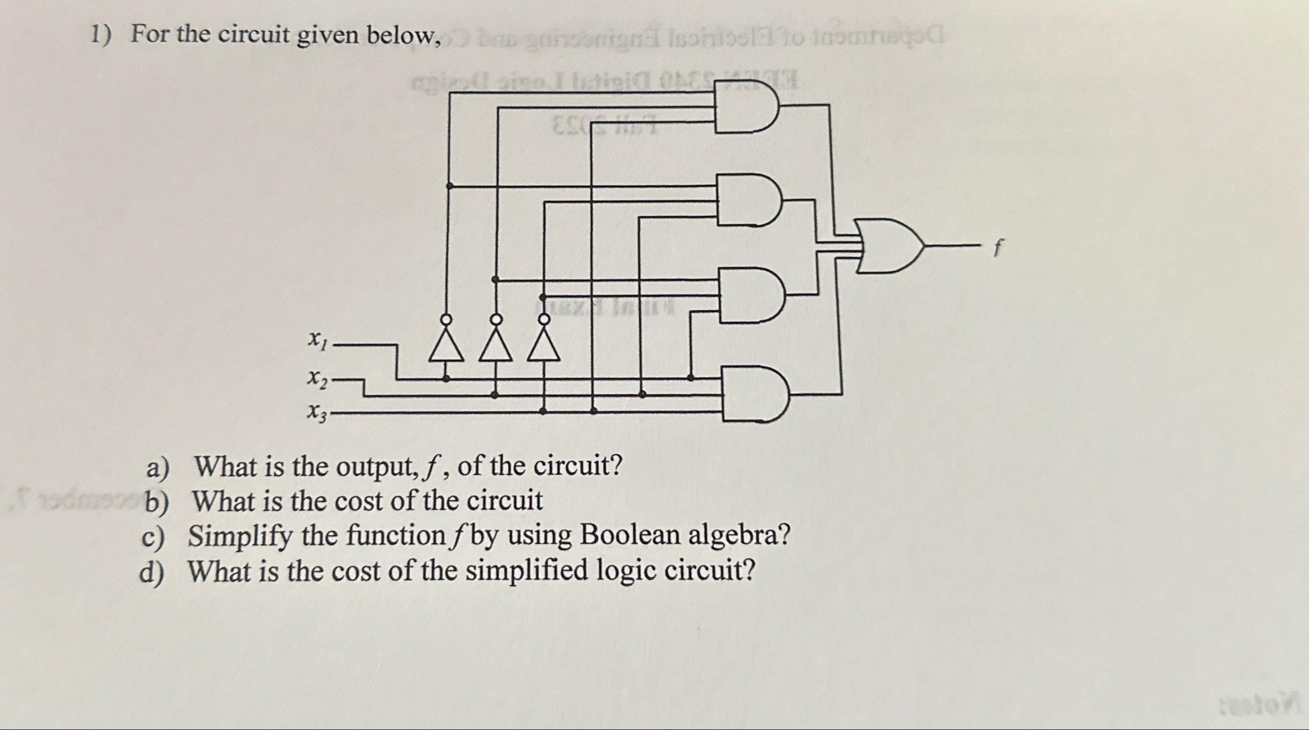 Solved For the circuit given below,xxx.a) ﻿What is the | Chegg.com