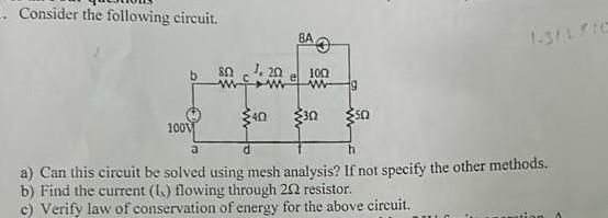 Solved Consider the following circuit. a) Can this circuit | Chegg.com