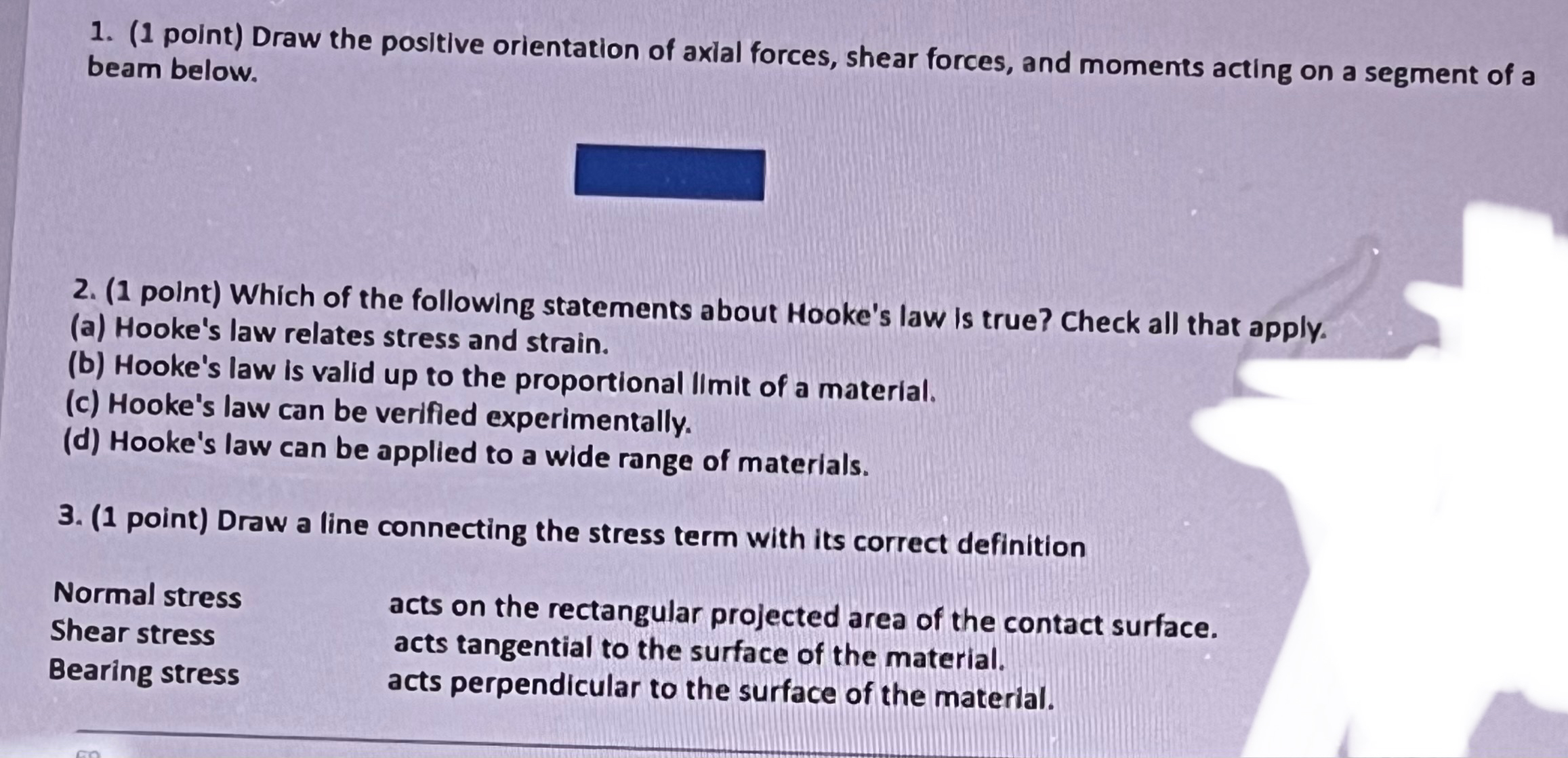 Solved (1 ﻿point) ﻿Draw the positive orientation of axial | Chegg.com