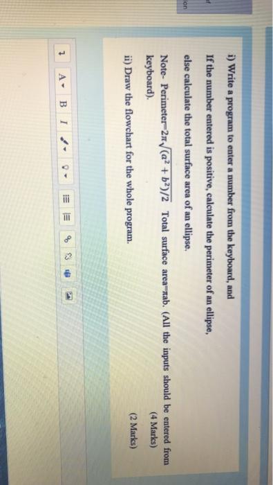 Solved i) Write a program to enter a number from the | Chegg.com