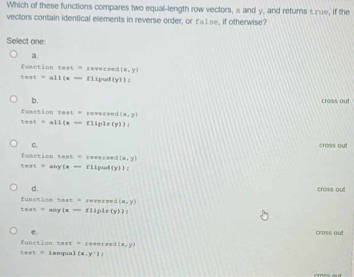 Solved Consider the following function, saved in an M-file | Chegg.com