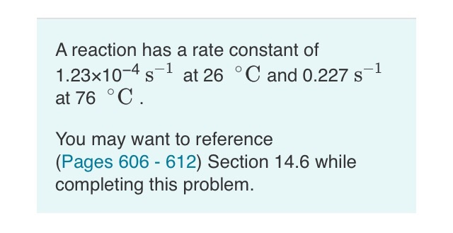 Solved Part A) What is the value of the rate constant at 16 | Chegg.com