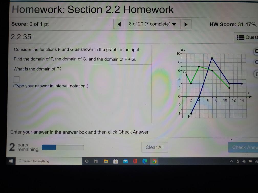 Solved Homework: Section 2.2 Homework Score: 0 of 1 pt 8 of | Chegg.com