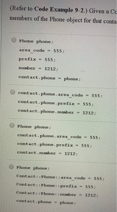 Solved Code Example 9-1 struct Product ( string name; double | Chegg.com