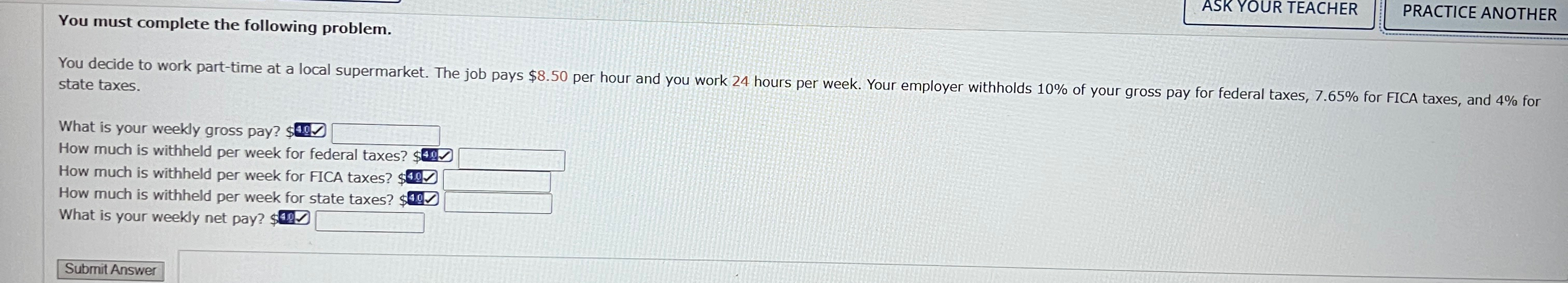 Solved ASK YOUR TEACHERPRACTICE ANOTHERYou must complete the | Chegg.com