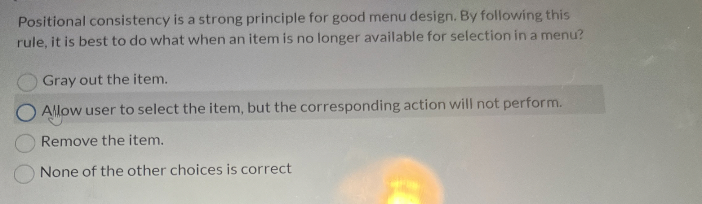 Solved Positional consistency is a strong principle for good | Chegg.com