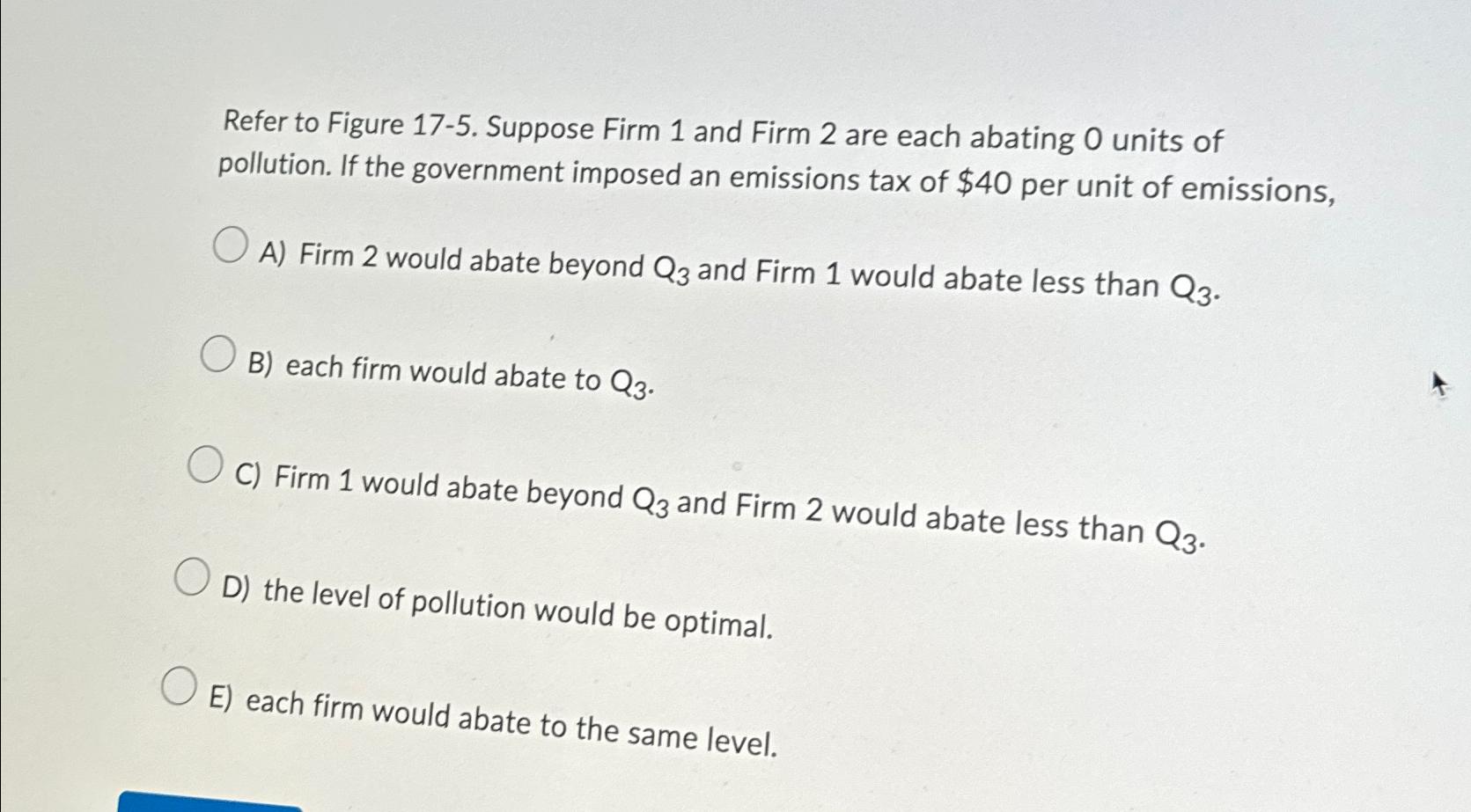 Solved Refer to Figure 17-5. ﻿Suppose Firm 1 ﻿and Firm 2 | Chegg.com