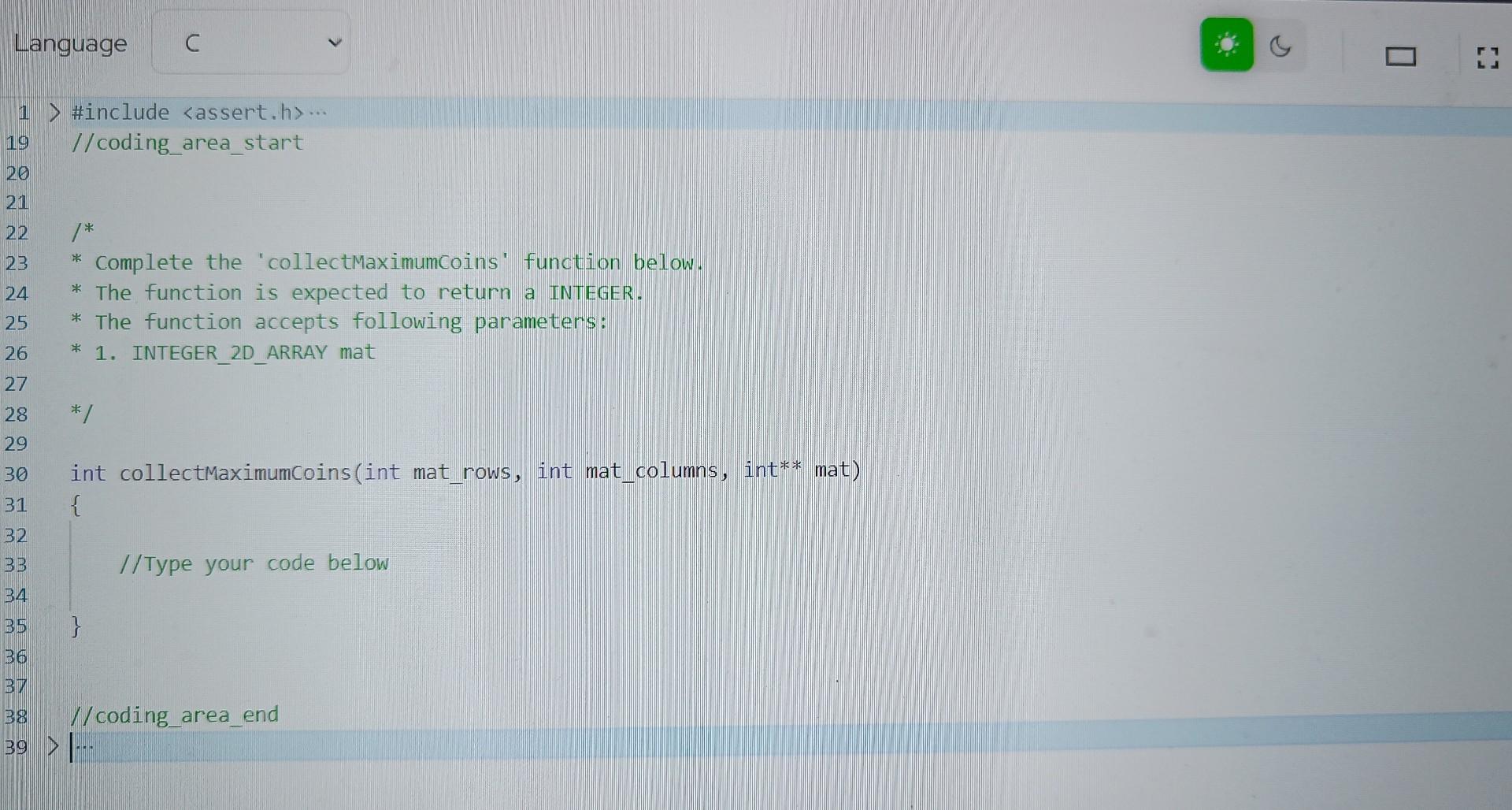 Solved 5. Collect maximum number of coins You are given a | Chegg.com