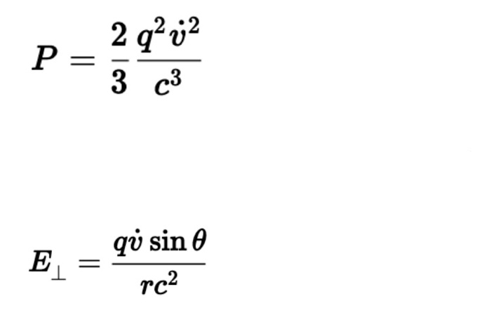 Solved A. Show that the radiated power of an accelerated | Chegg.com