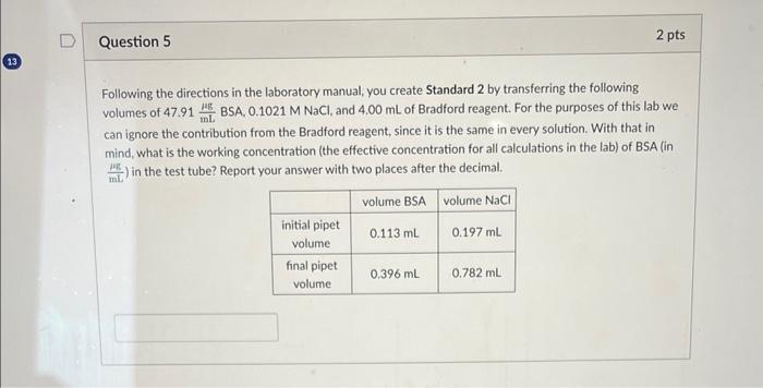 Solved Following the directions in the laboratory manual, | Chegg.com