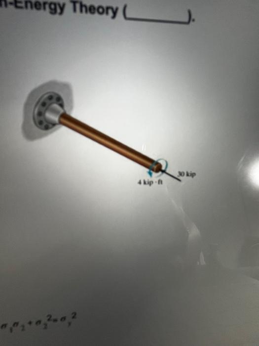 Solved 1 WHET Question 2 Determine if the shaft fail in | Chegg.com