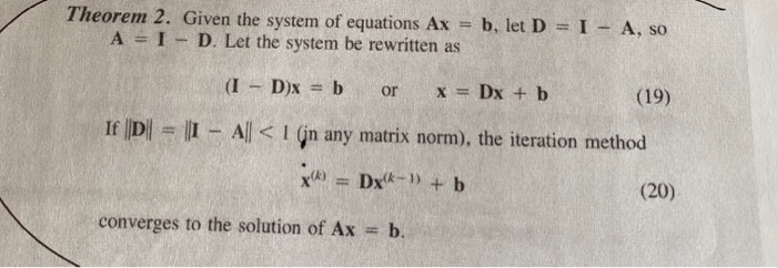 Solved 11. Consider the following systems of equations. (i) | Chegg.com