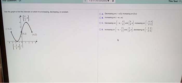 Solved Is vestion: 1 of 17 10 complete This Test: 17 Use the | Chegg.com
