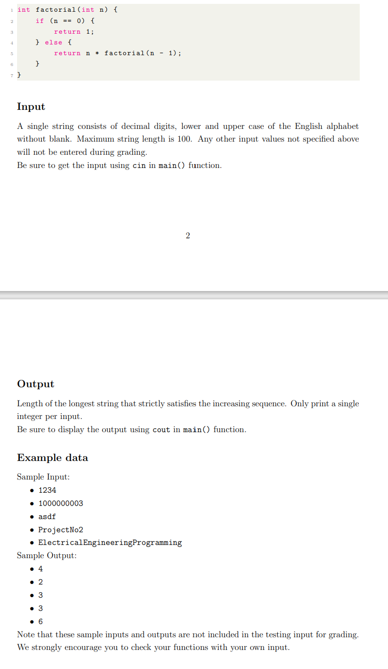 Solved problem statement (you should use only iostream and | Chegg.com