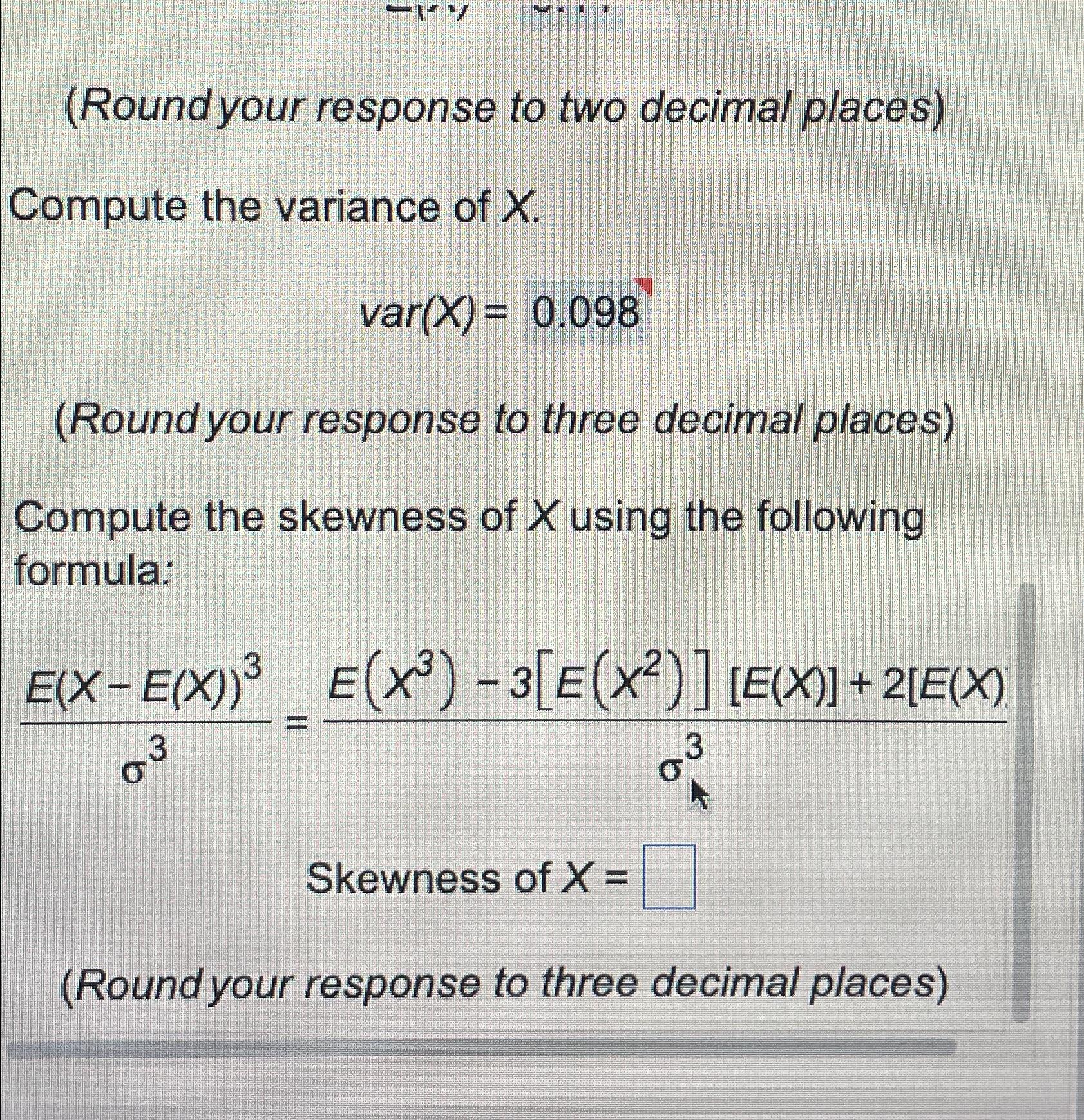 Solved (Round your response to two decimal places)Compute | Chegg.com